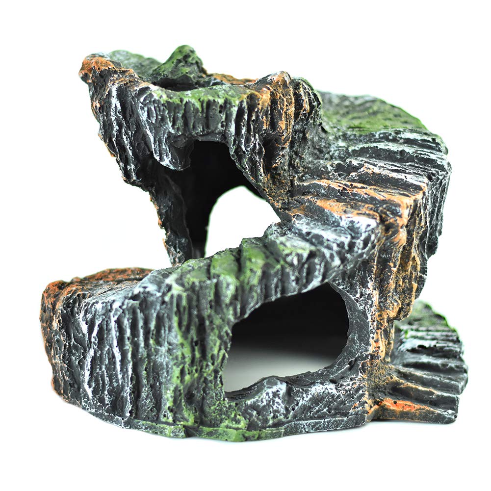 OMEM Small Reptile Ladder Turtle Lizard Hamster Habitat Decoration Tank ...