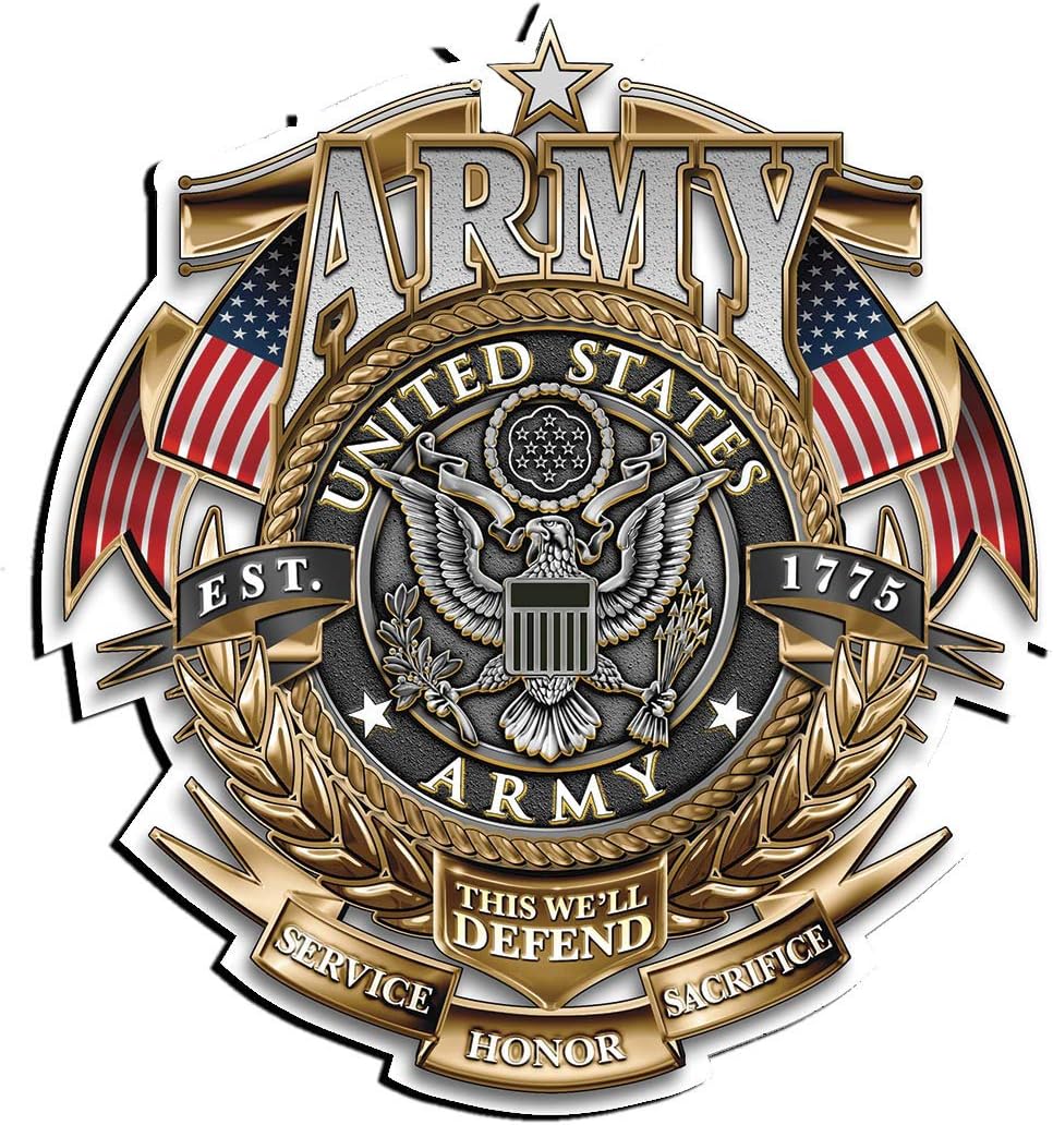 Amazon.com: United States Army Service Honor Sacrifice Large Decal 8 ...