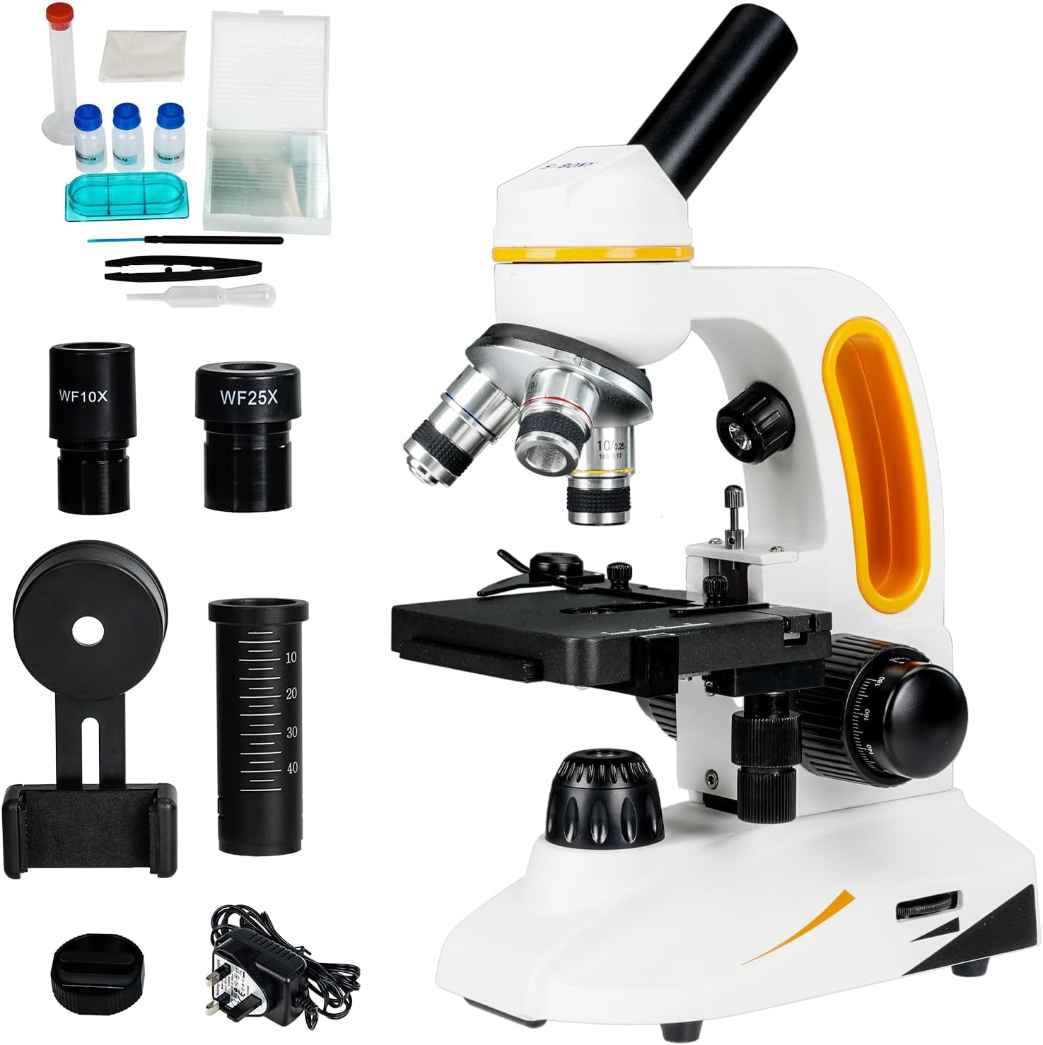 Amazon.co.jp: SVBONY SM202 Microscope, Biological Microscope, Composite ...