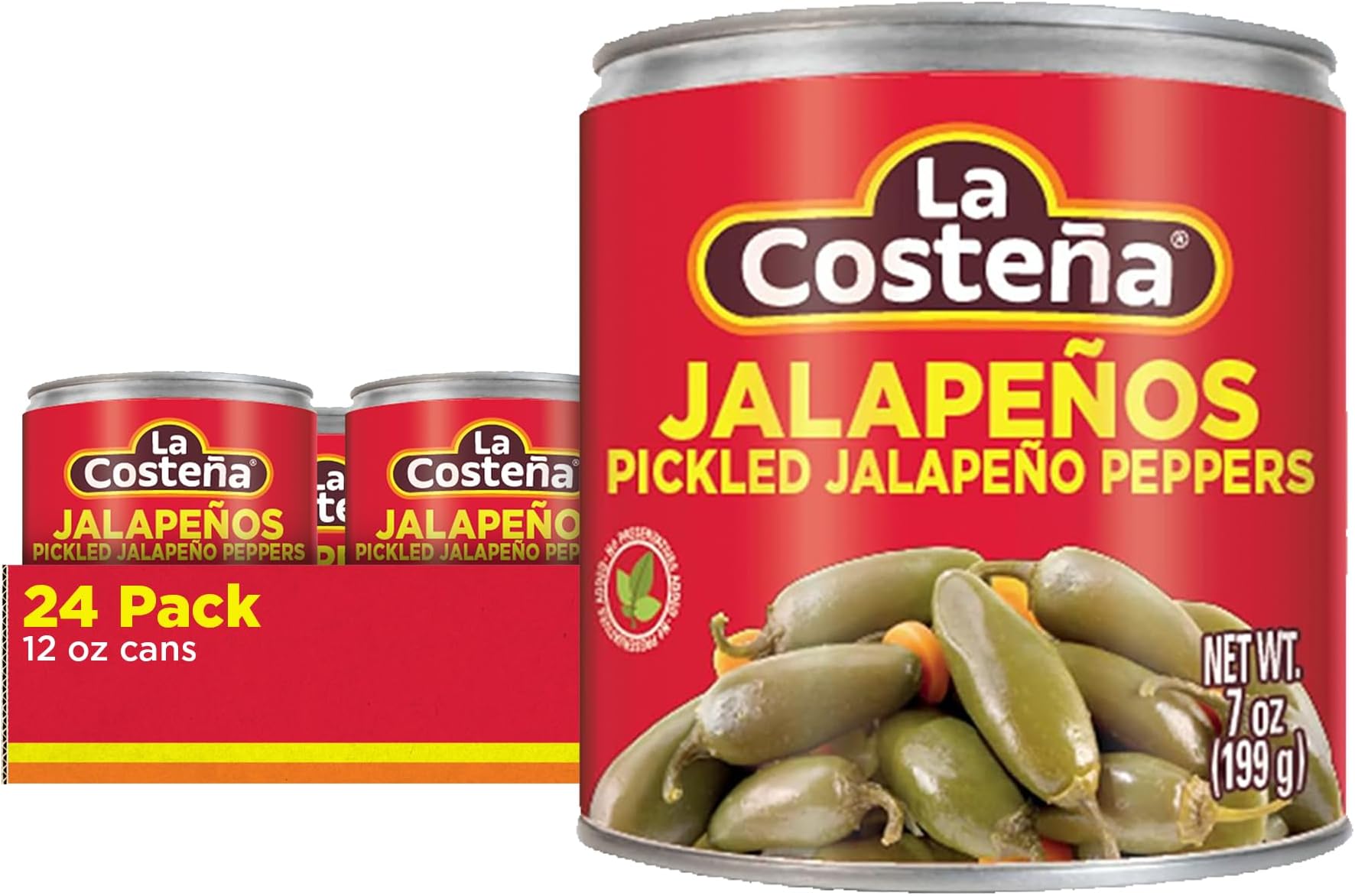 Amazon.com : LA COSTENA PEPPER JALAPENO WHOLE #10 93OZ : Chile Peppers ...
