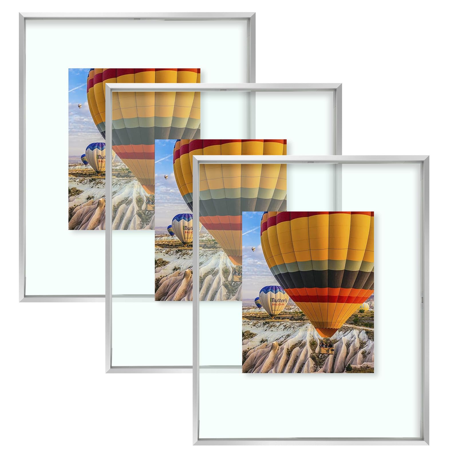 Amazon.com: Golden State Art, 16x20 Floating Frame, Aluminum Picture ...