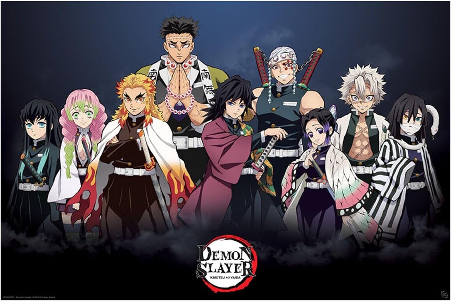 GB eye Demon Slayer Group 61 x 91.5cm Maxi Poster : Amazon.co.uk: Home ...