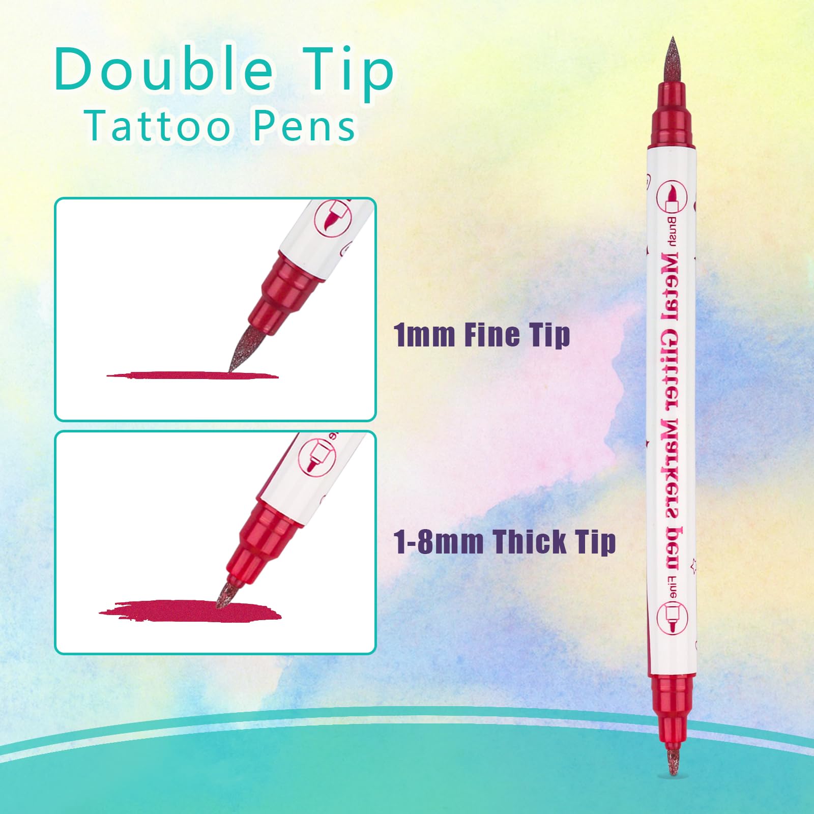 Watervaste Stift Tattoos Brrnoo Tattoo Stifte Für Die Haut