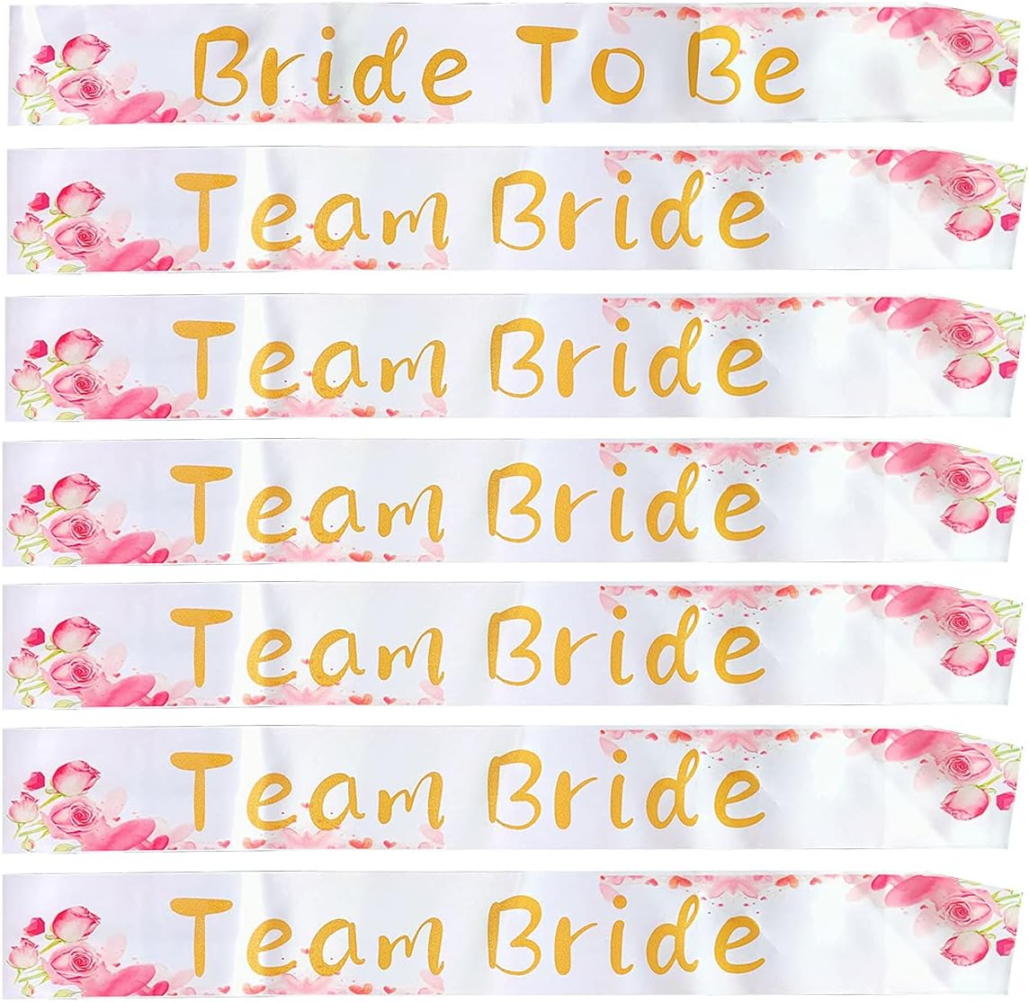 12 PCS Bride to be Sash Team Bride Sash Bachelorette Sash for Hen Party ...