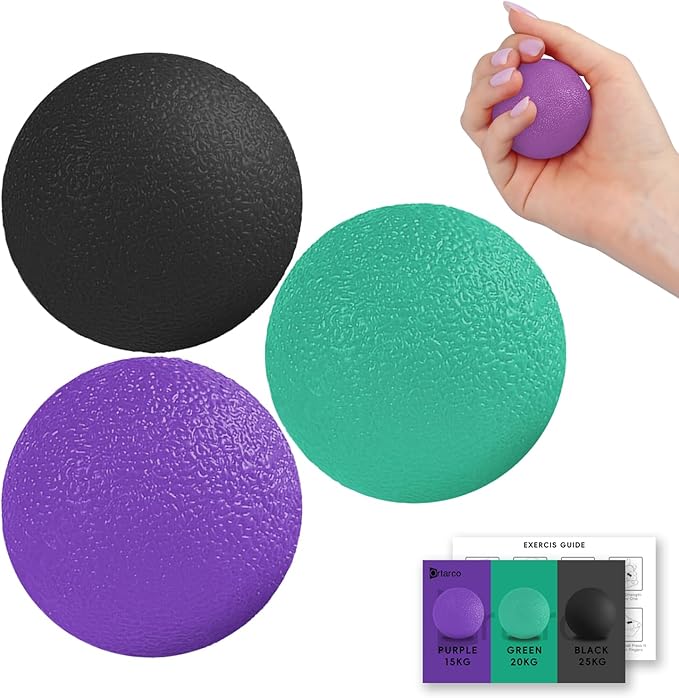 Amazon.com: Ortarco 3 Pack Stress Balls for Adults, Hand Strengthening ...