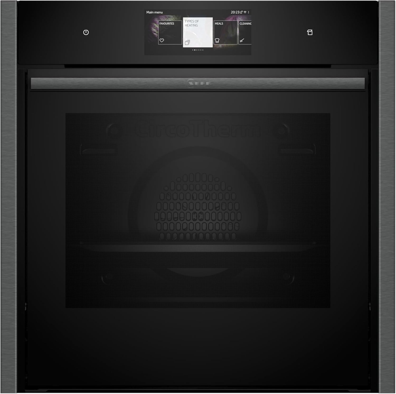 NEFF N90 B64VT73G0B Slide and Hide Single Oven with Pyrolytic Self ...