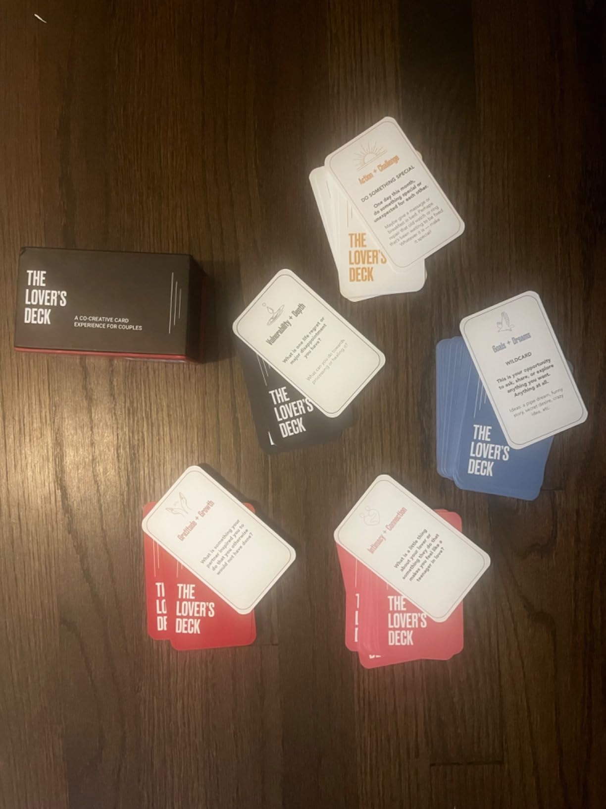 Amazon.com: The Lovers Deck - Card Game for Couples | Deepen Connection ...