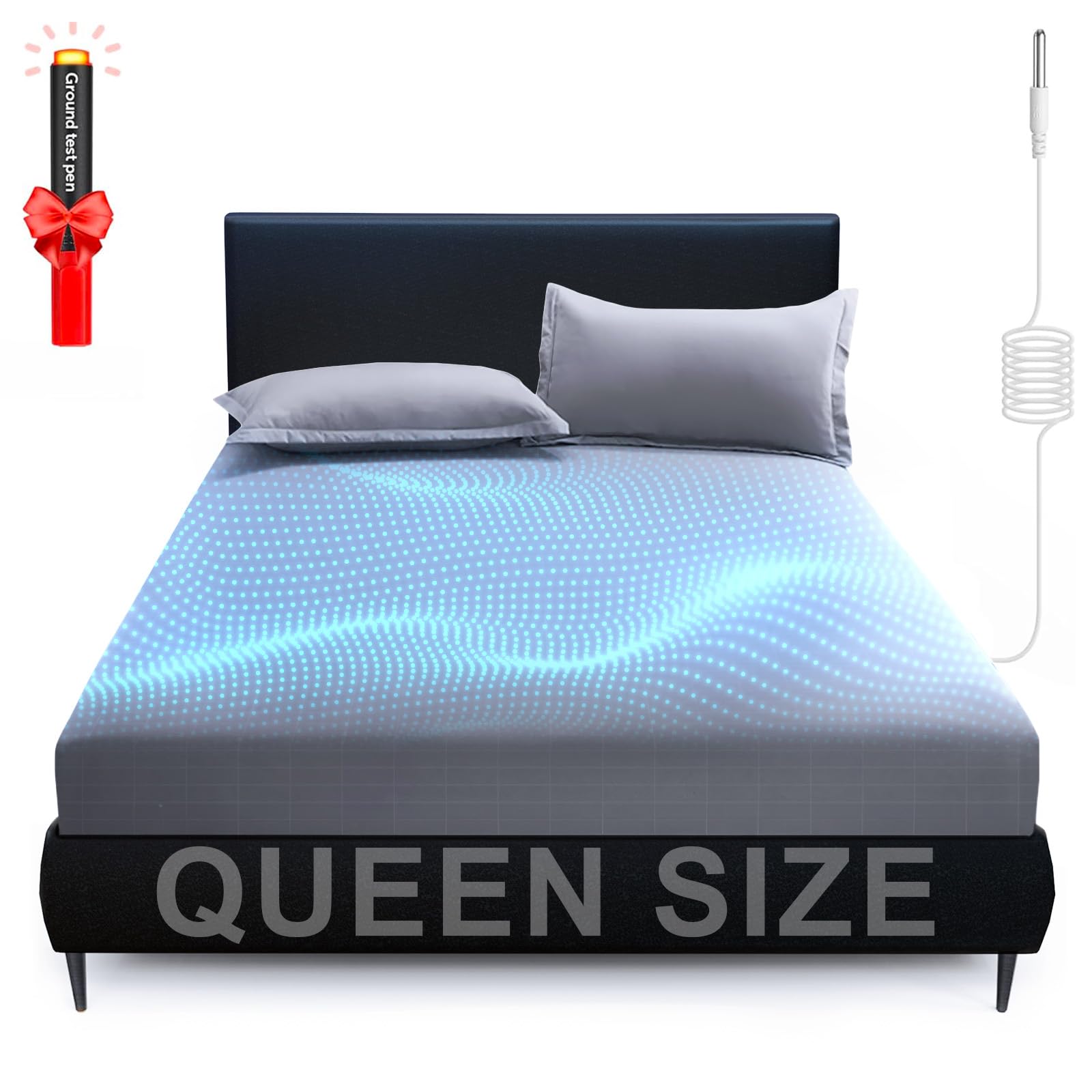 Adamson Grounding Fitted Sheet Queen Size, Earthing Sheets - Pure ...