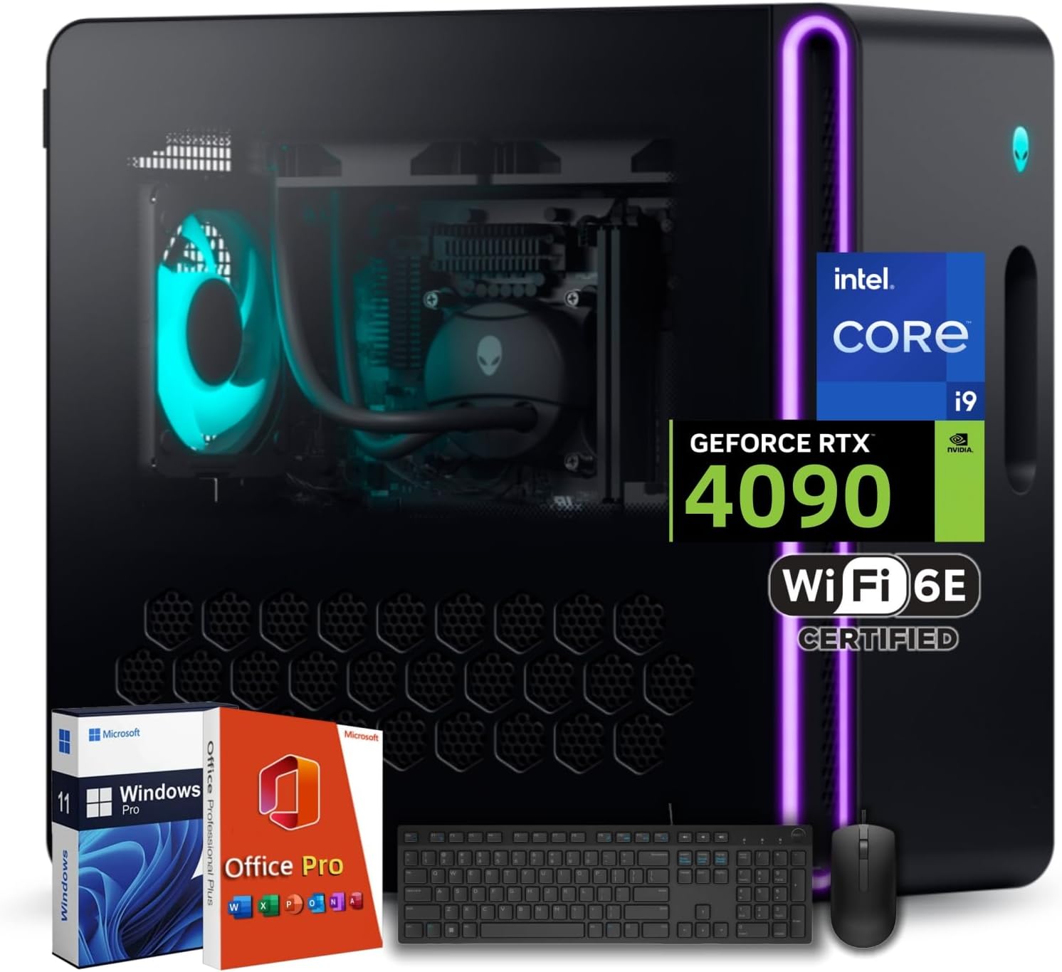 Amazon.com: Alienware Aurora R16 Gaming Desktop PC, NVIDIA RTX 4090 ...