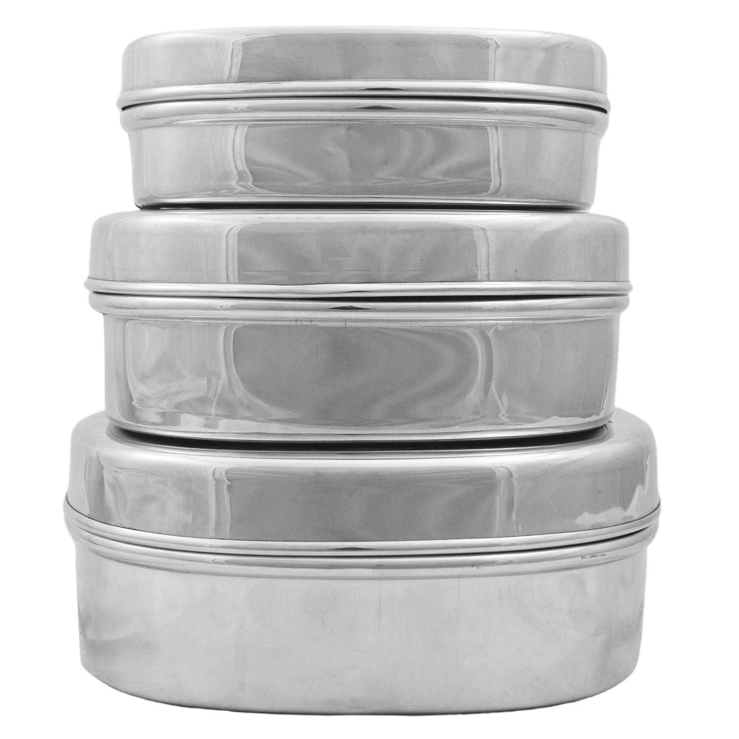 Buy Metalika Industries Stainless Steel Chocolate Box, Set of 3 Online ...
