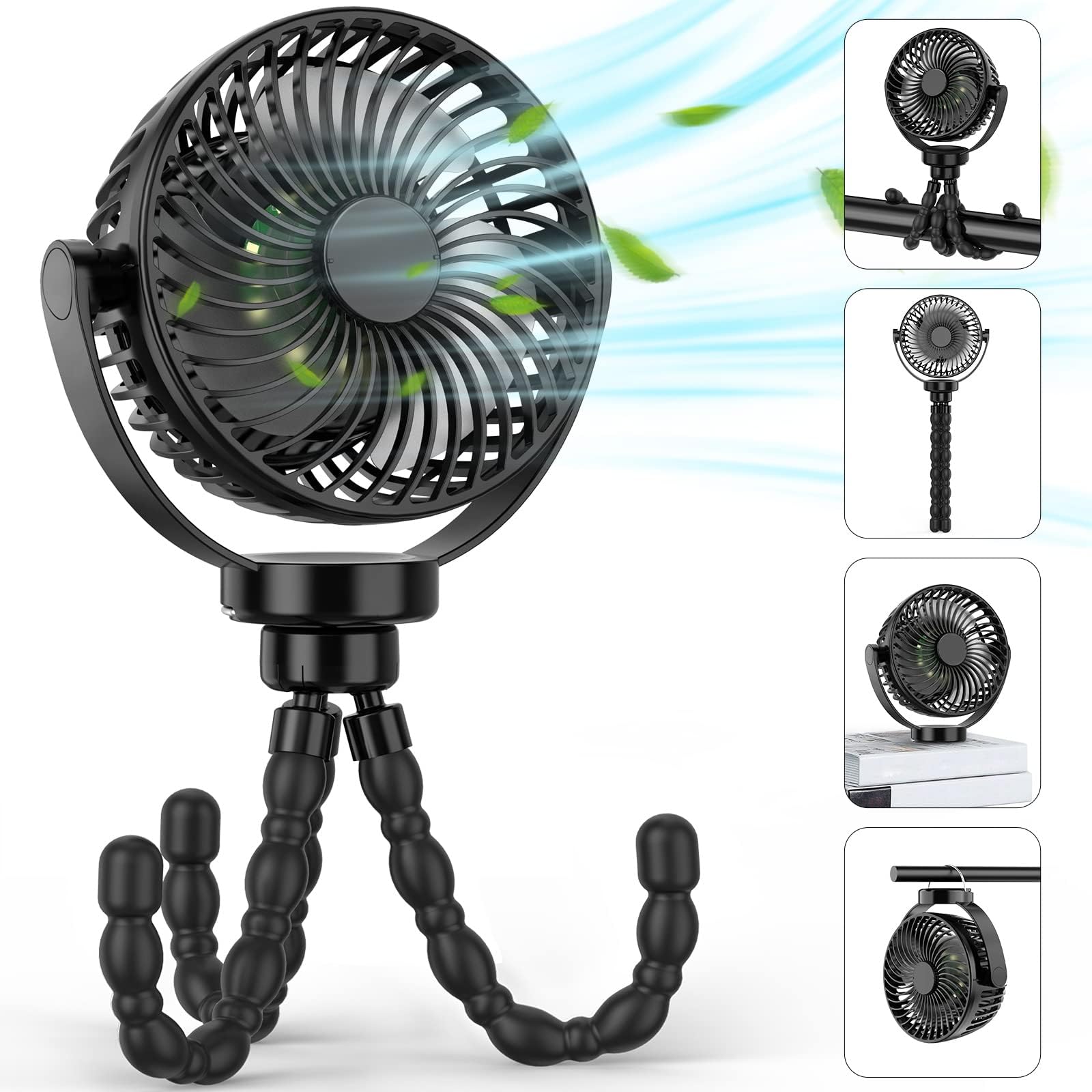 Amazon.com: Munchkin® Stroller Fan - Portable Baby Cooling System with ...