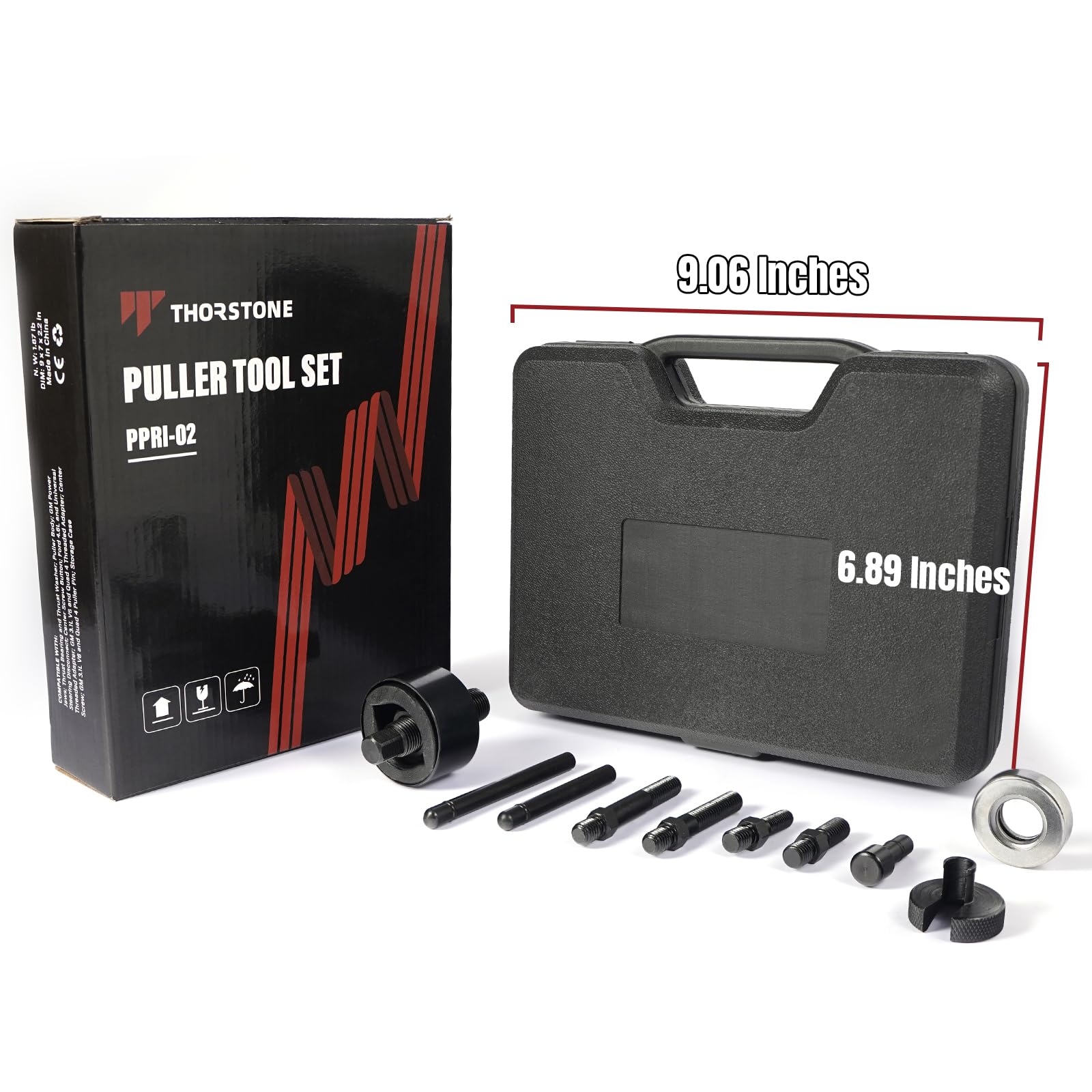 Snapklik.com : Thorstone Power Steering Pulley Puller Installer Kit For ...