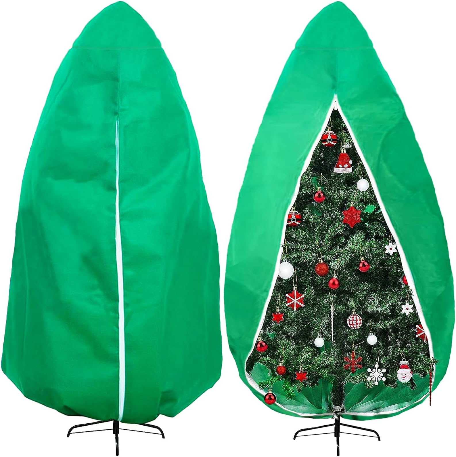 Amazon.com: 2 Pack Christmas Storage Bag – 9 FT Upright Christmas Tree ...