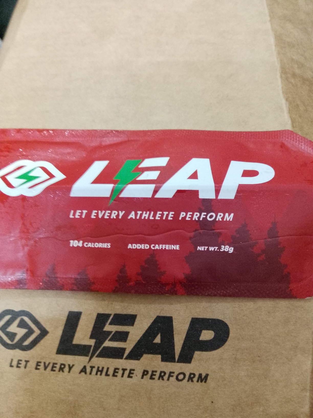 LEAP 5 Sachets Of Energy Gel For Runners,Cyclists&Athletes -Natural ...