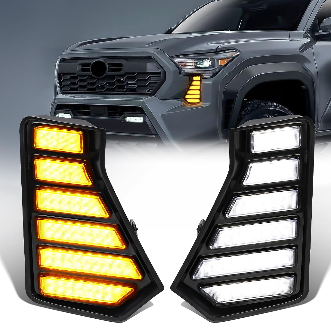 Amazon.com: AFOGGEST LED Daytime Running Lights For Toyota Tacoma 2024 ...