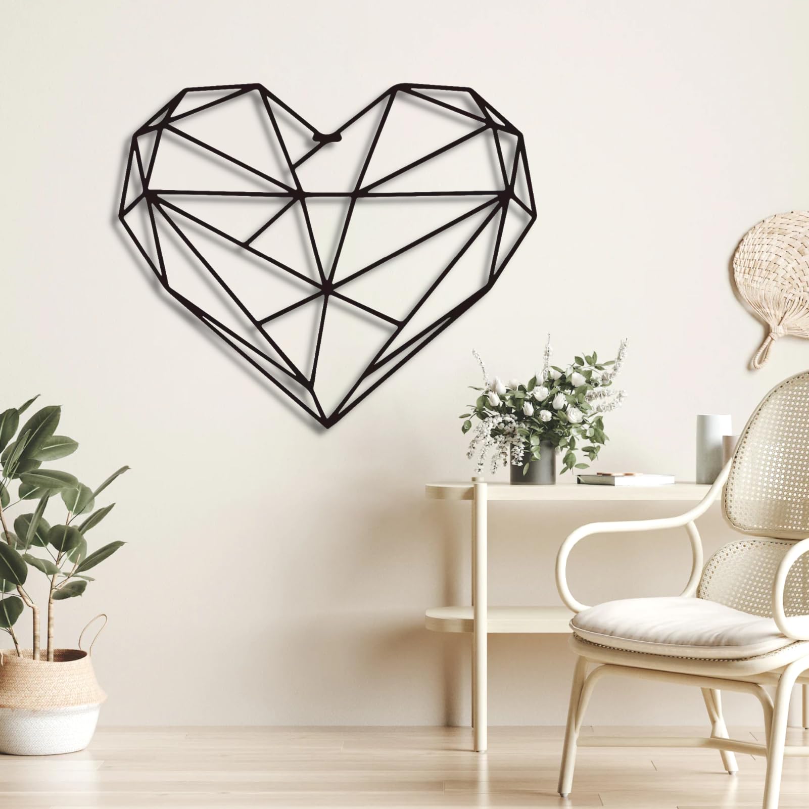 Amazon.com: Metal Wall Art-Metal Heart Wall Decor, Infinity Heart Metal ...
