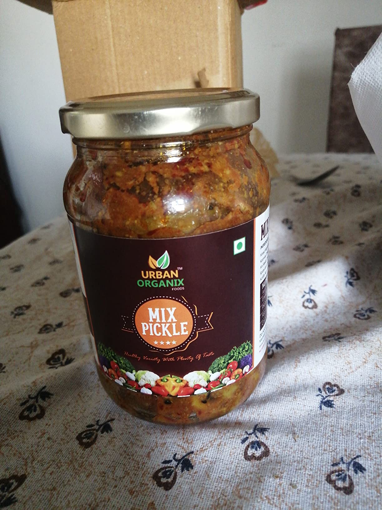 URBAN ORGANIX FOODS Mixed Pickle Homemade Achaar(Mix Vegetable, Mango ...
