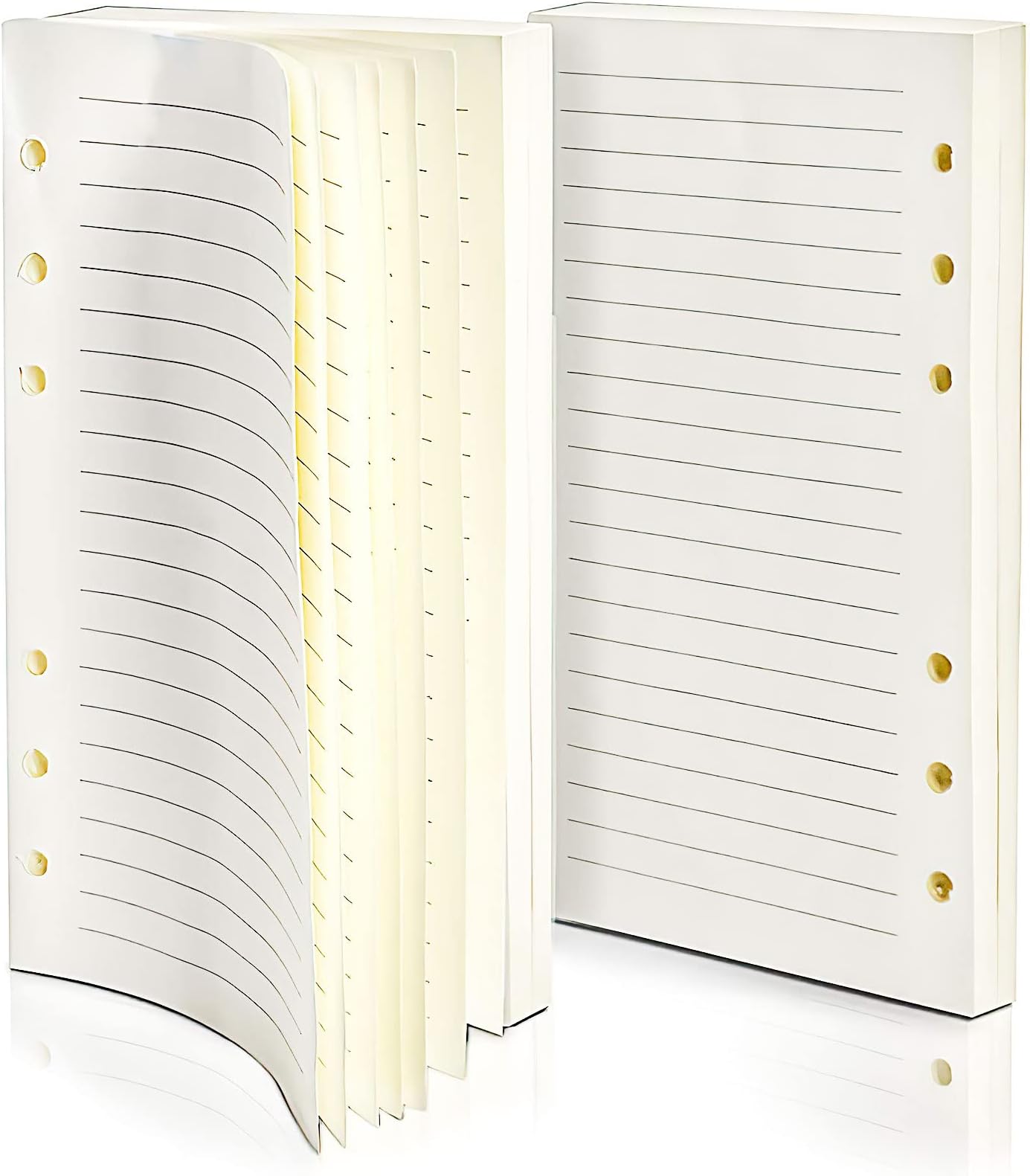 2 Pack A5 Refill Paper & 2 Pieces A5 Loose-Leaf Pockets & 1 Pack 160 ...