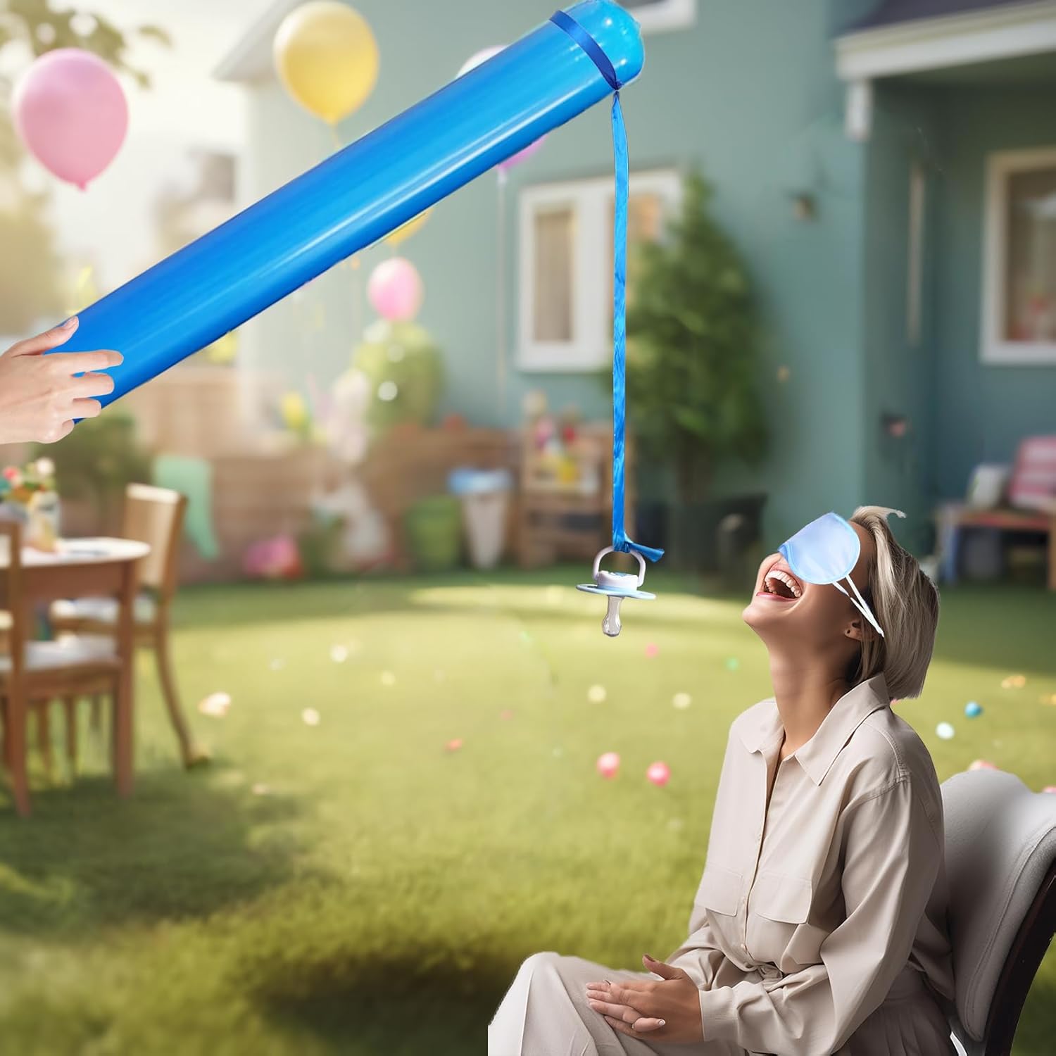 Amazon.com: 3 Sets Baby Shower Games Funny Activities - Funniest Baby ...