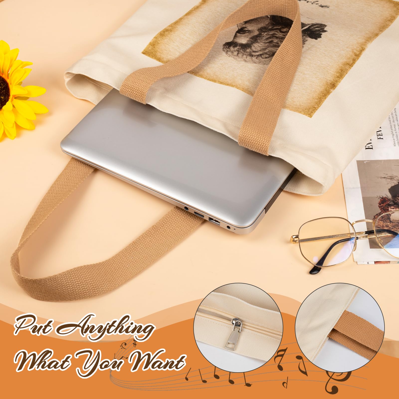 Snapklik.com : PUNK Reusable Music Tote Bag Shopping Bags Grocery Bag ...