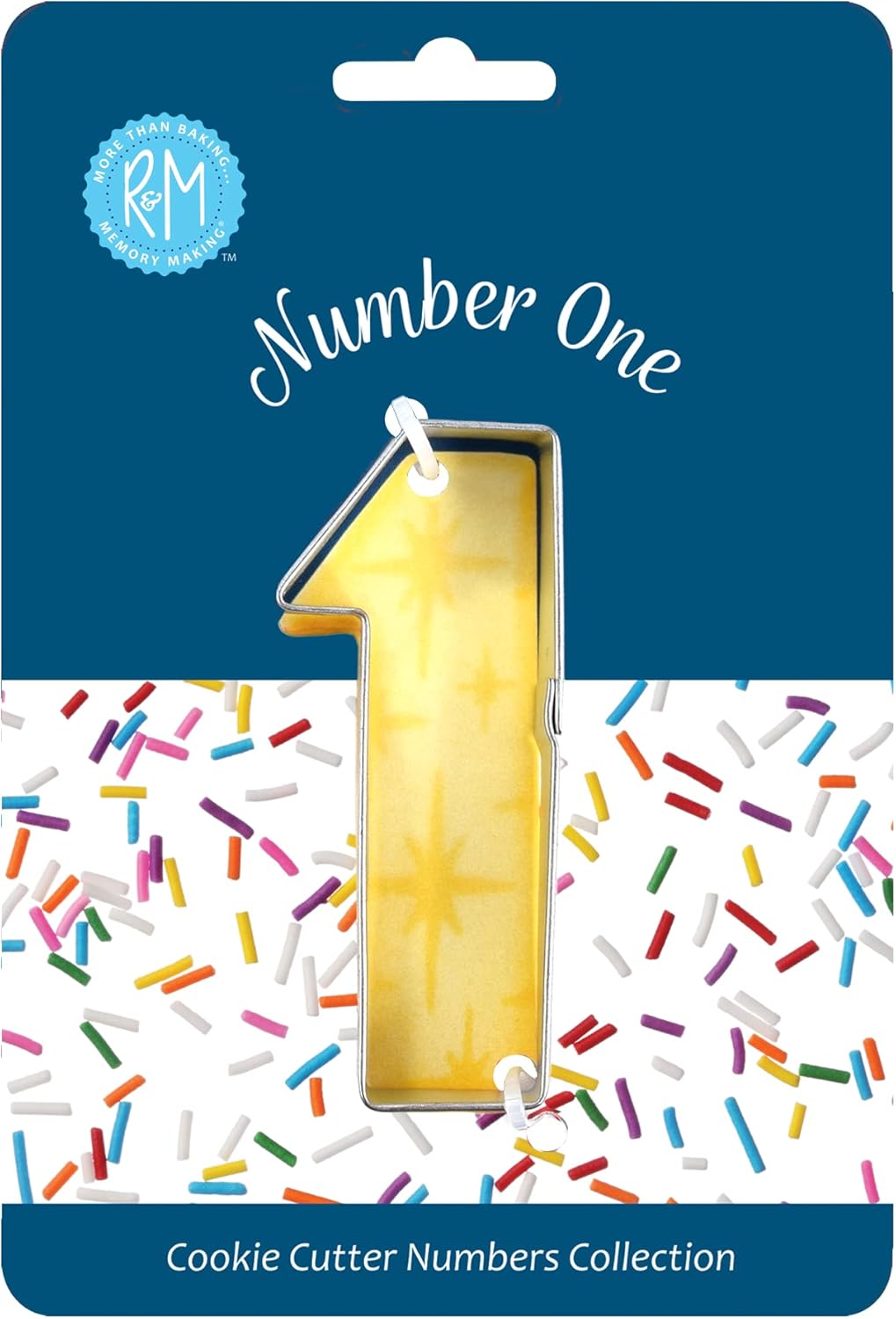 Amazon.com: R&M International 8101 Number 1 Cookie Cutter, 3" Carded ...