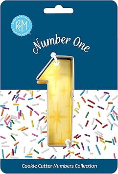 Amazon.com: R&M International 8101 Number 1 Cookie Cutter, 3" Carded ...