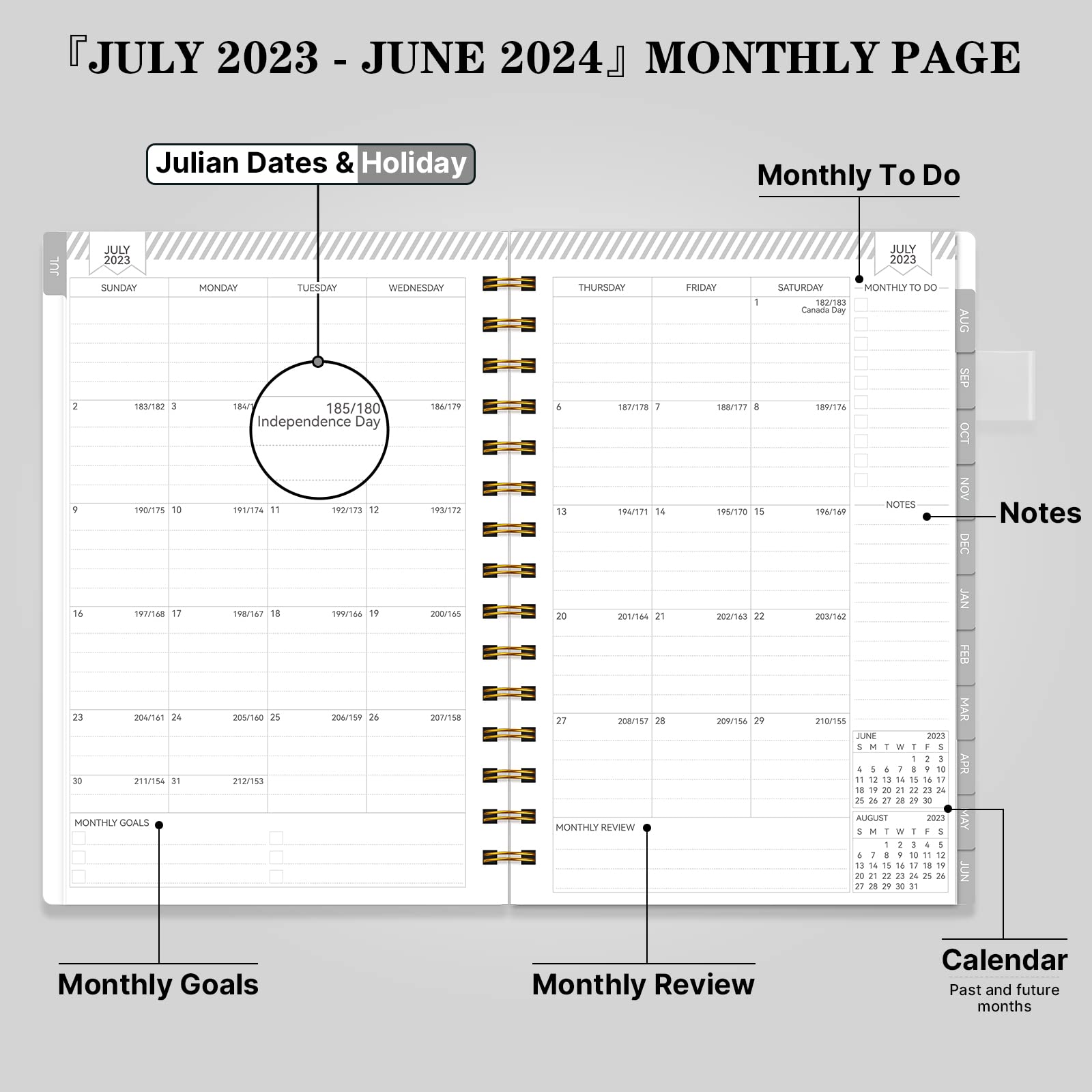 Snapklik.com : ALLGOD Academic Planner 2023-2024 Daily Weekly And ...