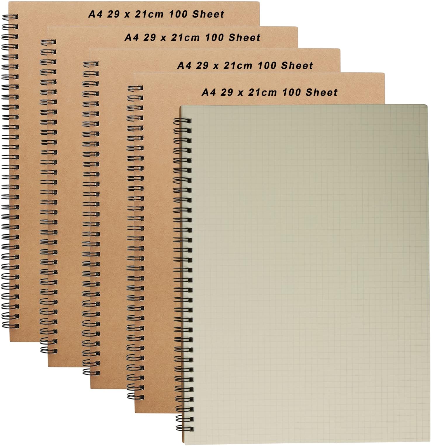 A4 Isometric Graph Paper 10mm 1cm, Jotter Pad 50 Portrait Pages, Wire ...