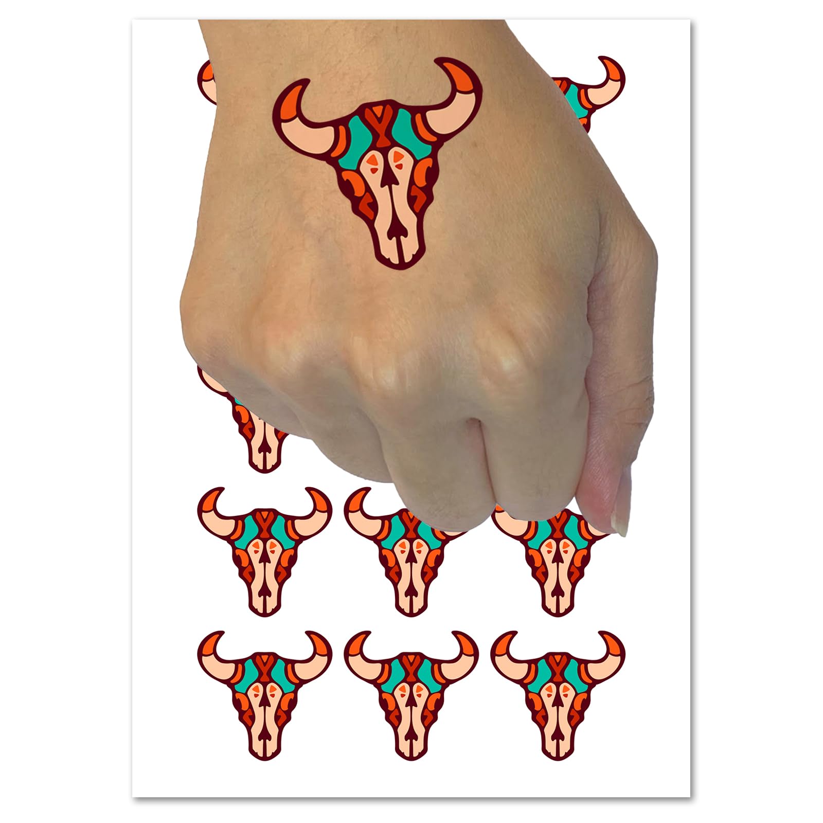 Traditional Style Bull Tattoo