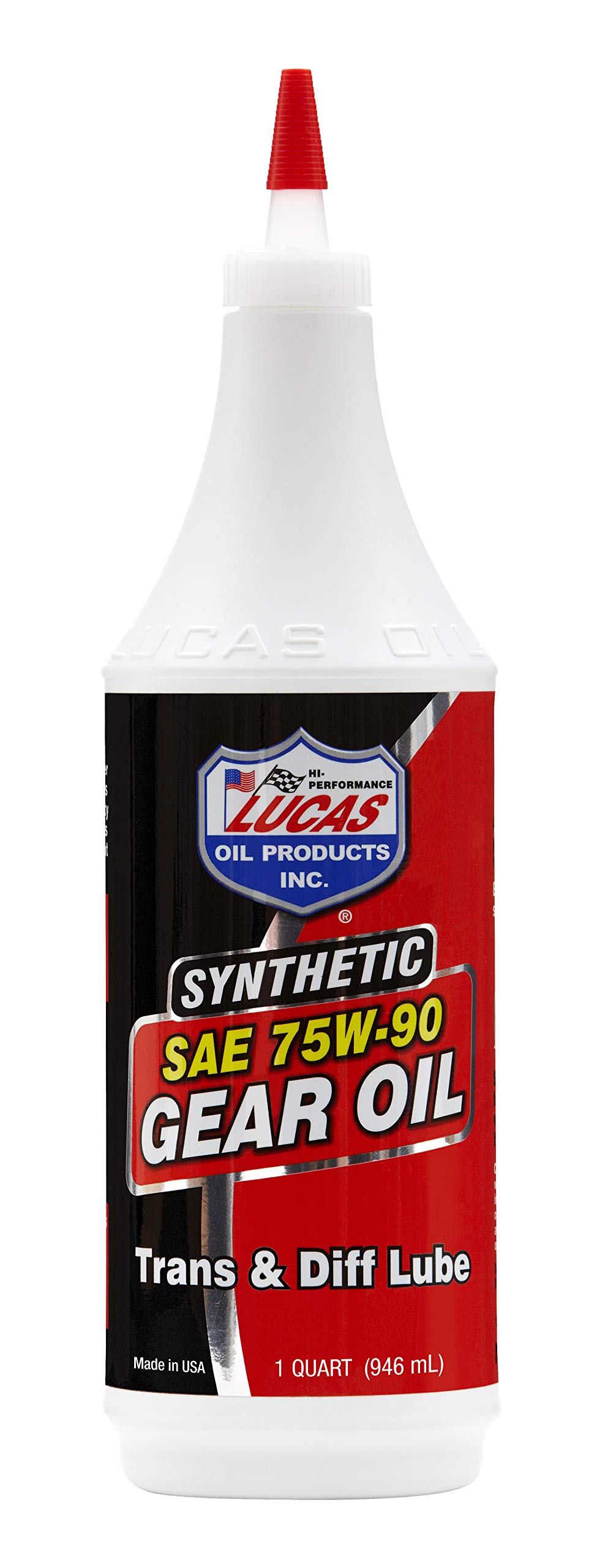 Lucas Oil 40047 Synthetic SAE 75W-90 Trans & Diff Lube-946ml : Amazon ...