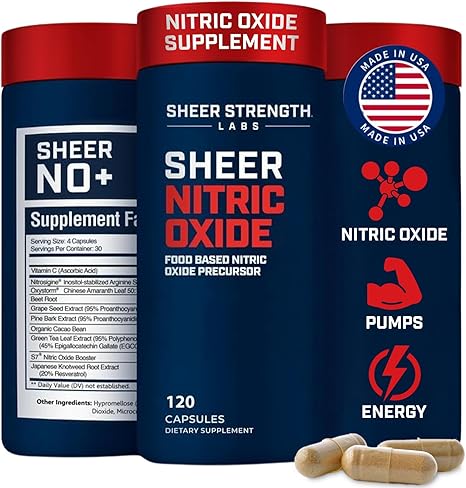 Amazon.com: Nitric Oxide Supplements for Men NO2 Nitric Oxide Booster ...