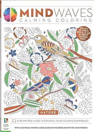 Buy Mindwaves Calming Coloring Nature Book Online at Low Prices in ...