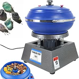 6.2L Vibratory Tumbler Bowl Tumbling Polishing Machine-Polishing Metal ...