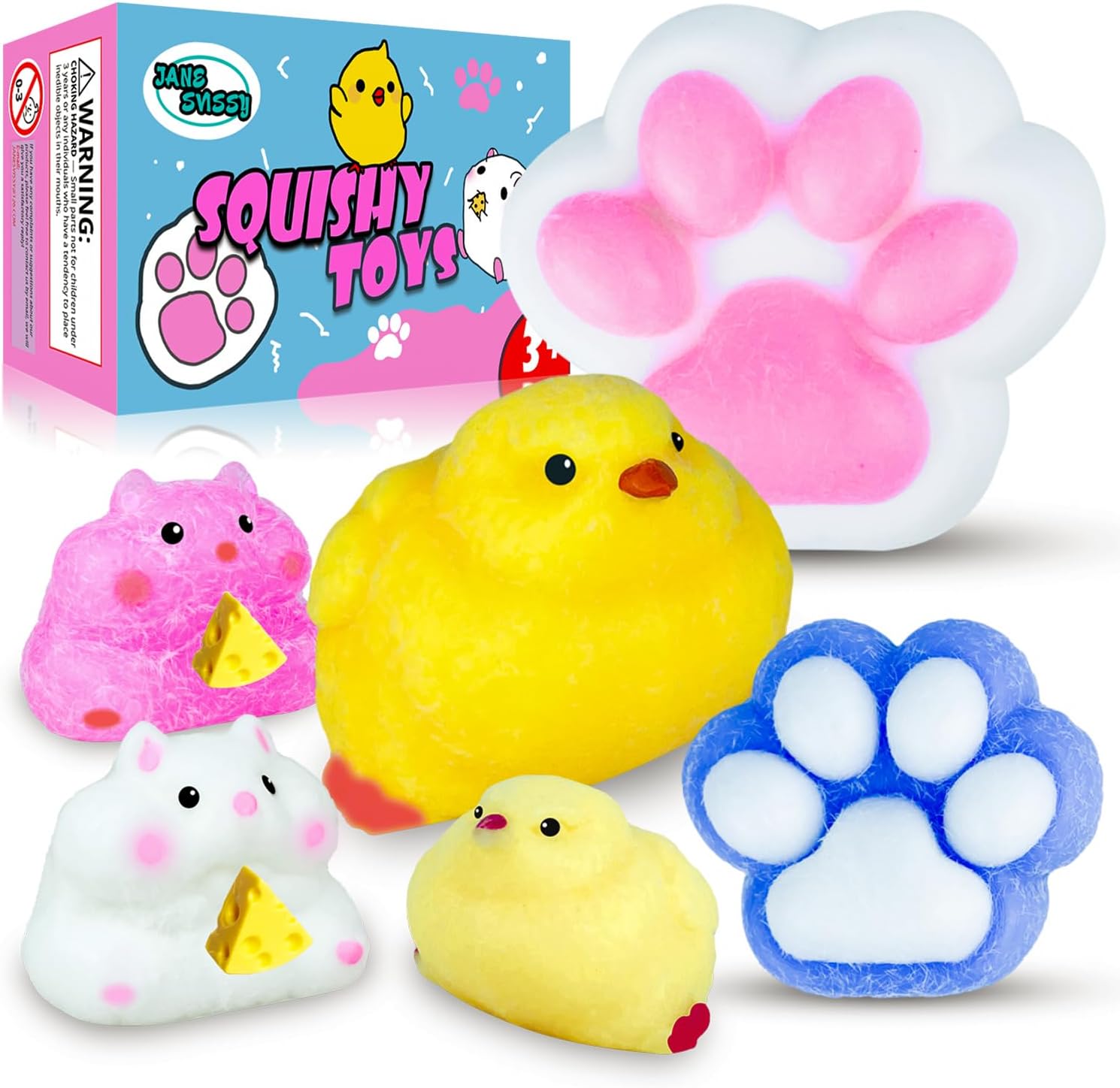 Amazon.com: Squishy Pack,Squishy Fidget Toys Kit,Include Squishies(1 ...