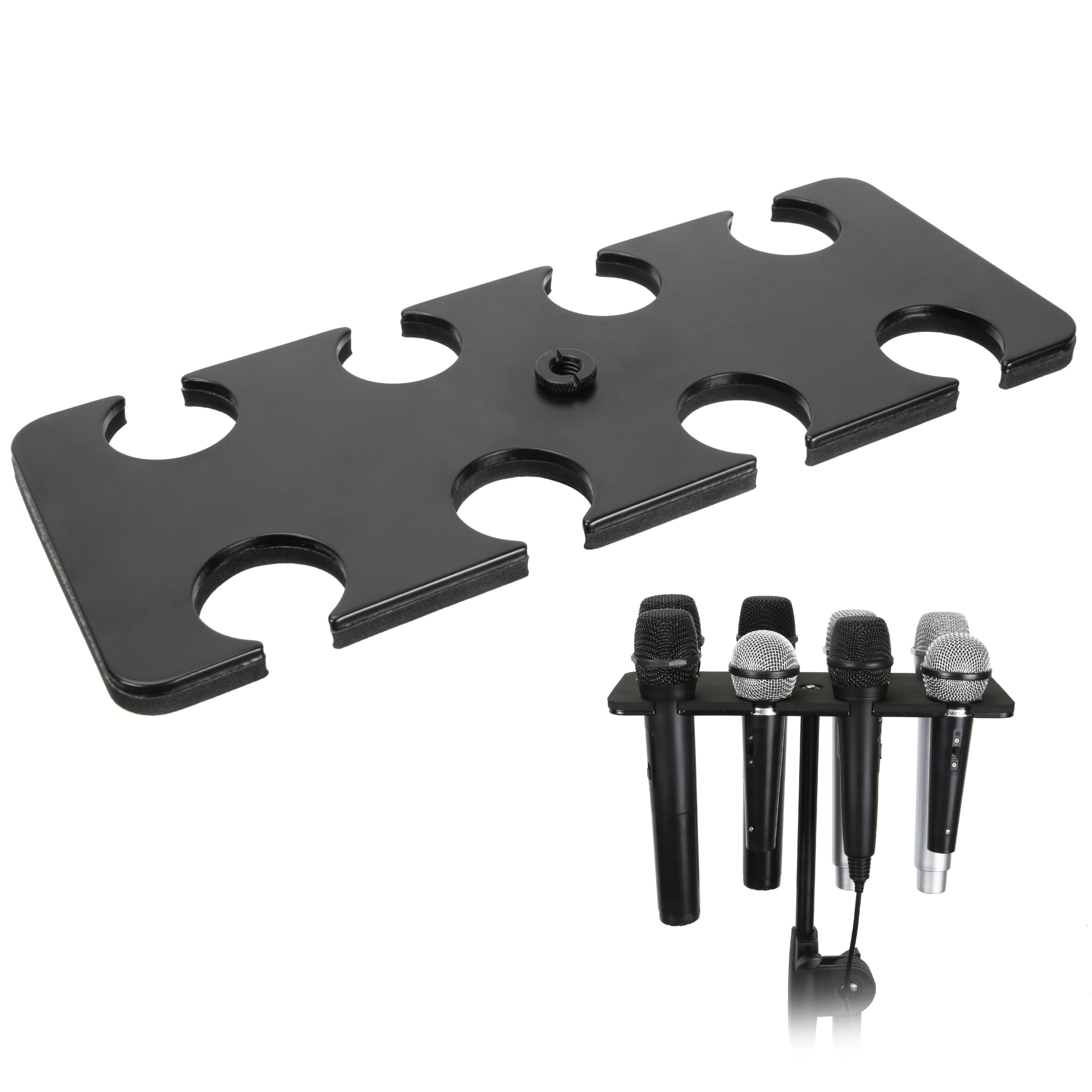 Snapklik.com : Multi Mic Holder For Wired And Wireless Mics, Multiple ...