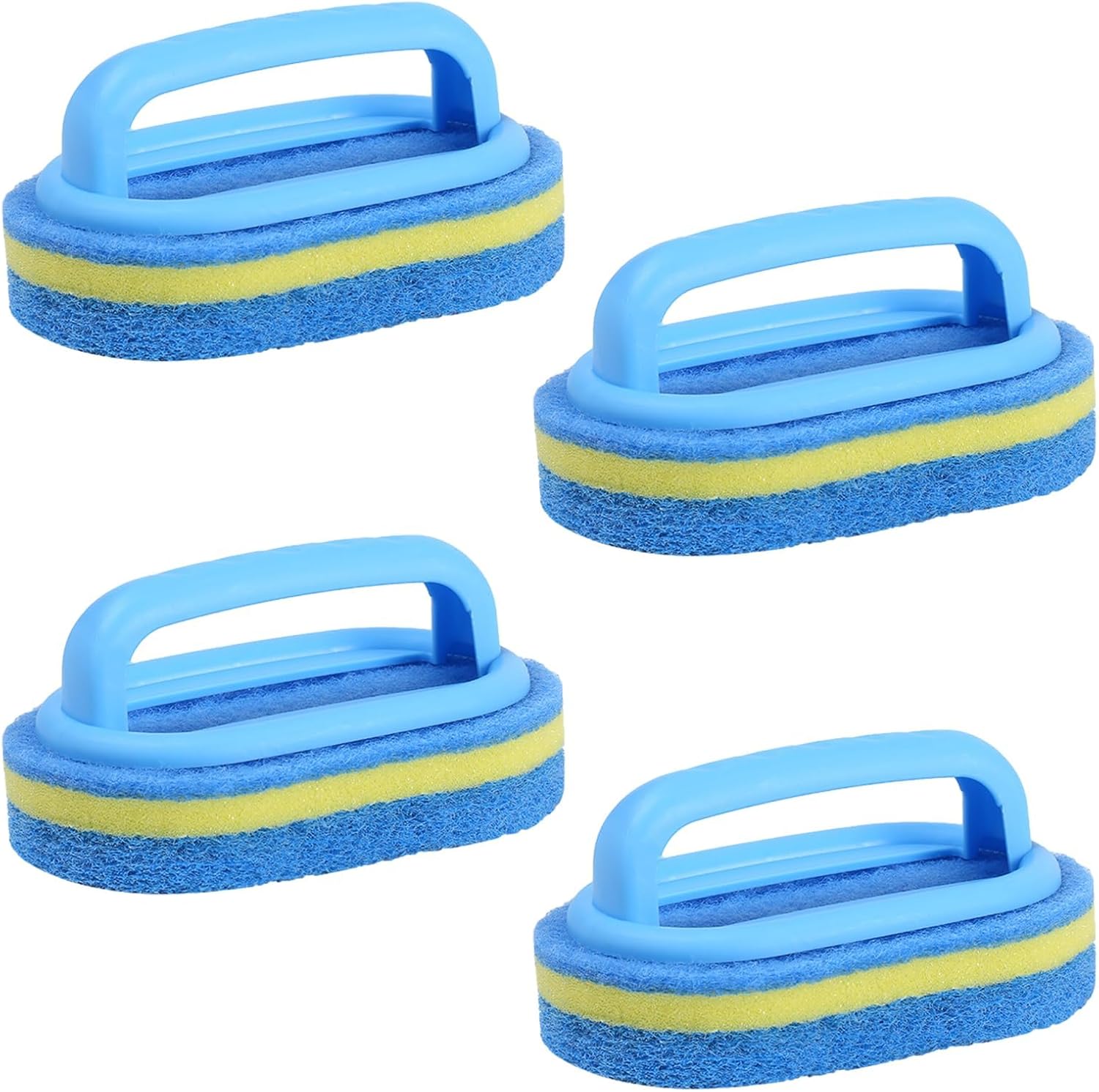 4 Pcs Bathroom Cleaning Sponge, Cleaning Sponges, Bathroom Sponge ...