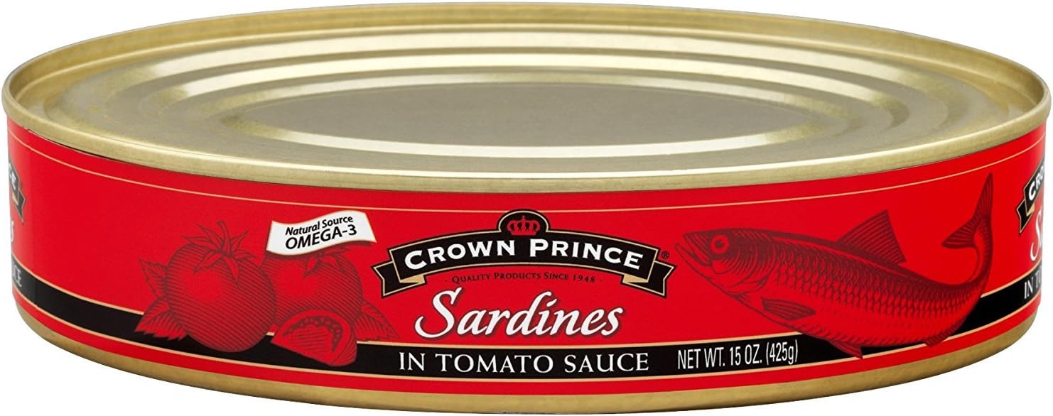 Amazon.com: Crown Prince Sardines in Water, 15-Ounce Cans (Pack of 12 ...