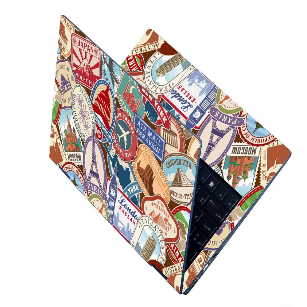 Finearts Full Body Laptop Skin Upto 15.6 inch Sticker Compatible for ...