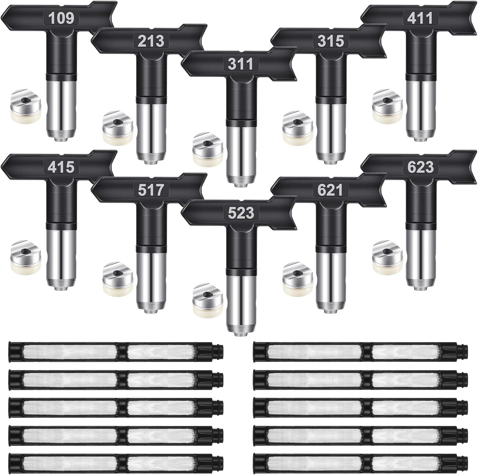 529 Graco 286529 RAC 5 Reversible Switch Tip - Power Paint Sprayers ...