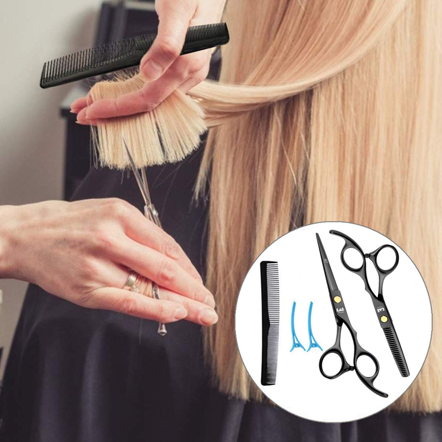 Snapklik.com : Professional Hair Cutting Scissors Shears Barber ...