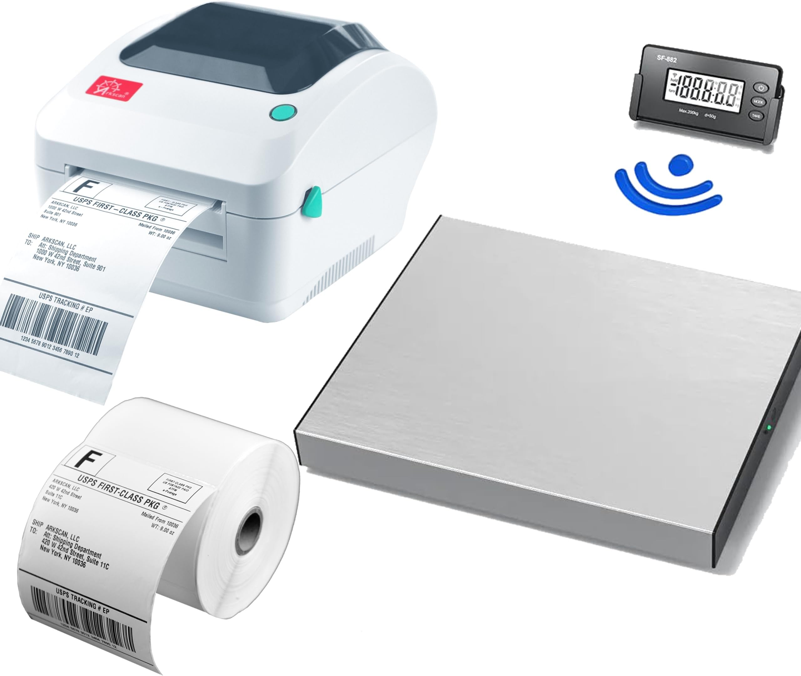 Amazon.com : Arkscan Shipping Label Printer (2054A-USB), Shipping Label ...