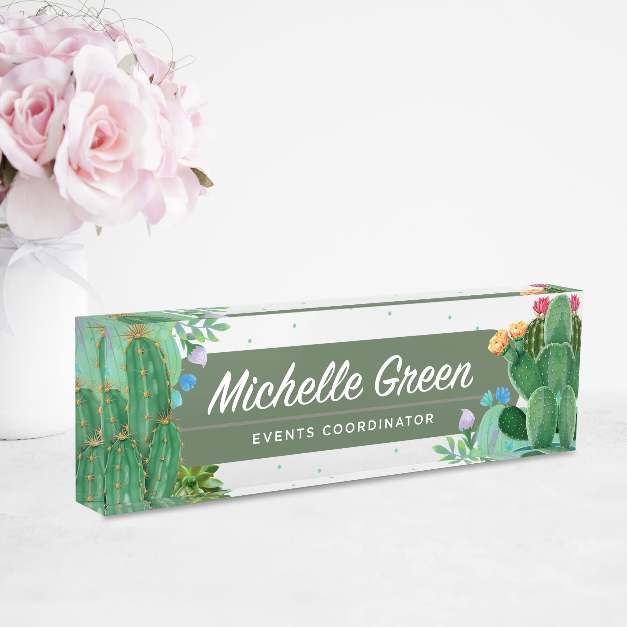 Amazon.com: Name Plate for Desk Personalized - Custom Name Plates for ...