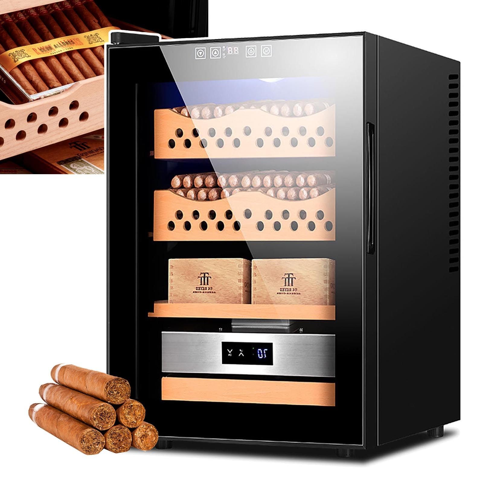 UPIKIT 50l Electric Cigar Humidors Temperature Control Cabinet with ...