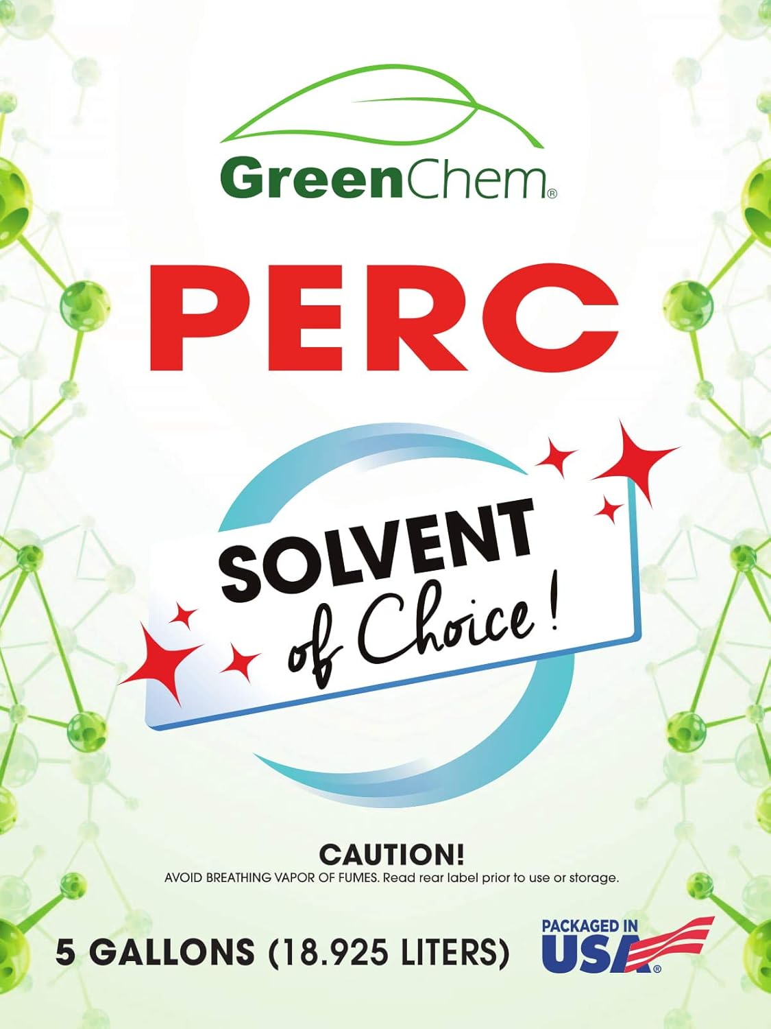 Perc Tetrachloroethylene Organic Solvent Professional Grade Degreaser ...