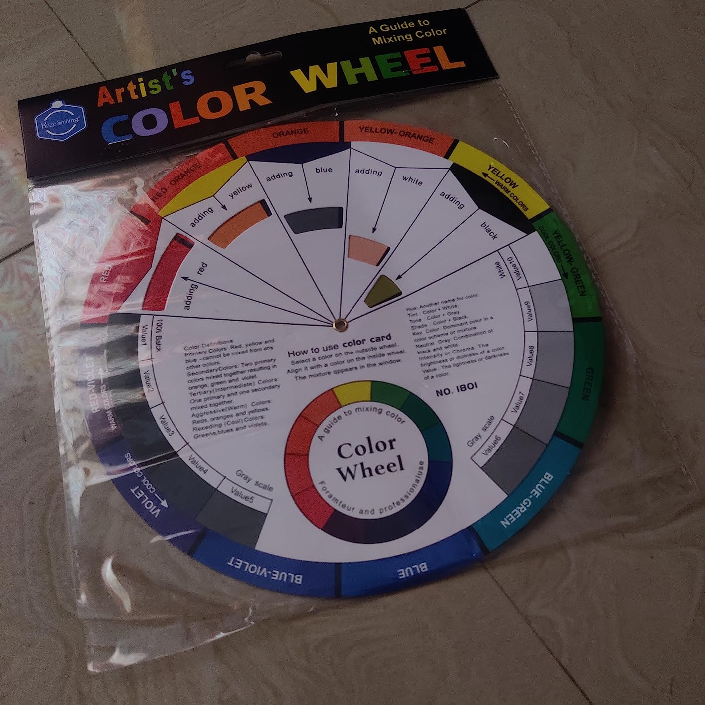 Creative Color Wheel, Paint Mixing Learning Guide Art Class Teaching ...