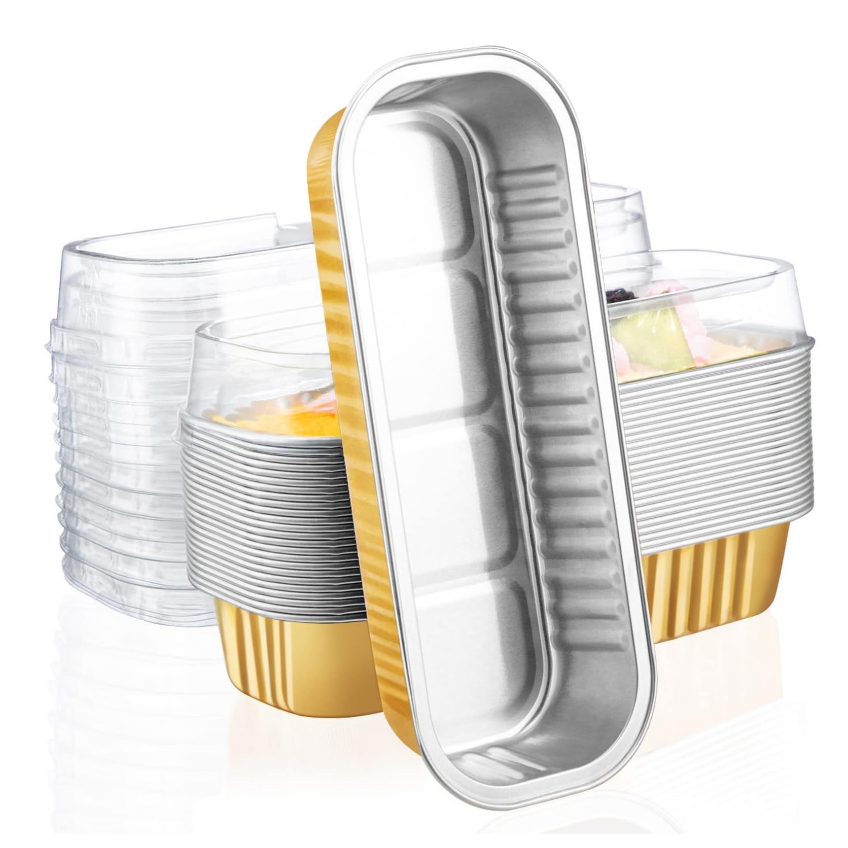Microbalance Foil Trays BUTIFULSIC 150-Pack Aluminum Foil Weighing ...