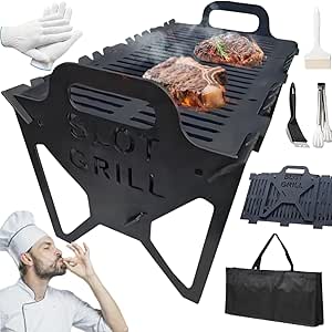 Slot Grill BBQ Collapsible Tool-Free Setup, Slot Grill - Collapsible ...
