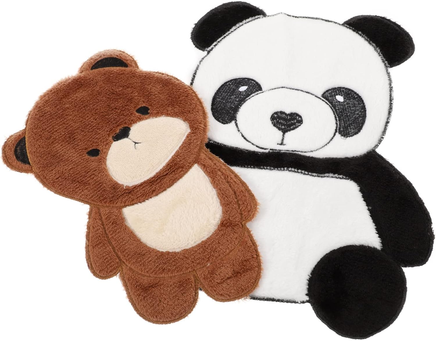 Amazon.com: SUPVOX Large Embroidered Bear Panda Patches Sew on Applique ...