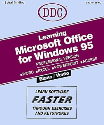 Buy Microsoft Office for Windows 95 (Learning S.) Book Online at Low ...