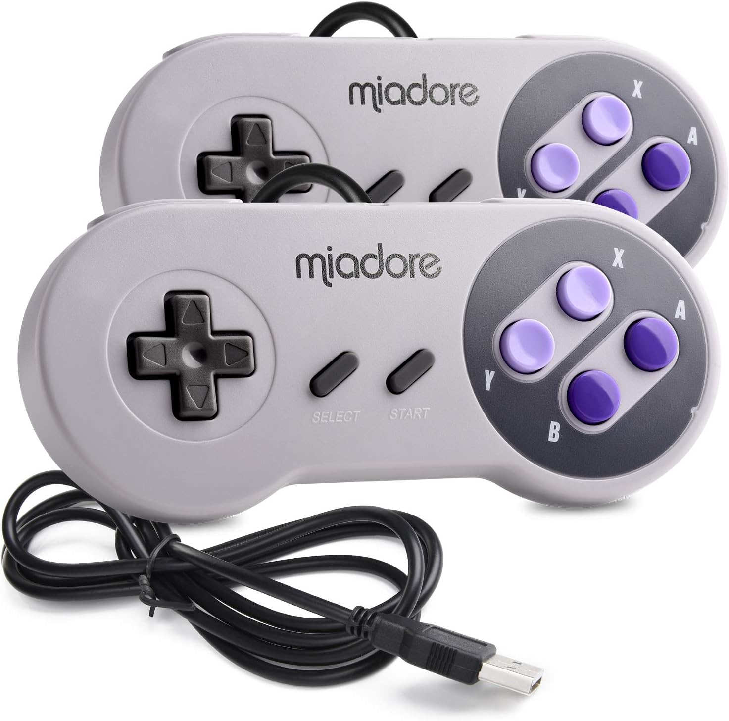 Amazon.com: miadore Wireless SNES USB Controller for Classic SNES Games ...